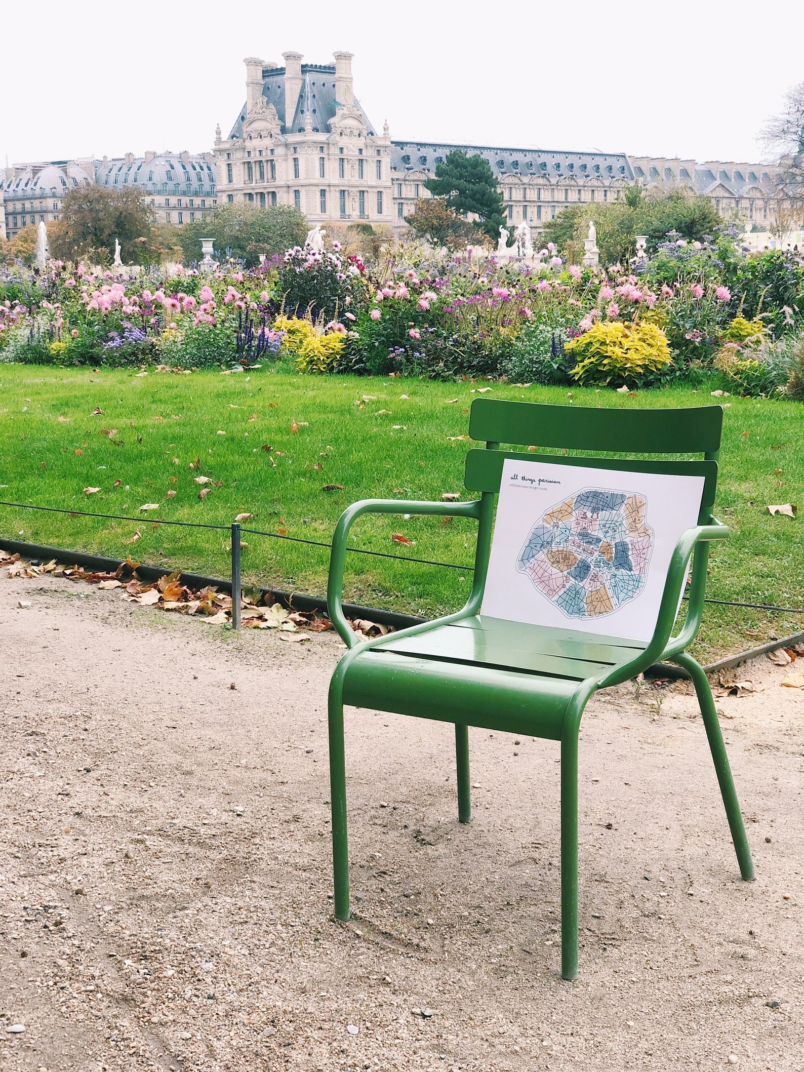 Illustrated Map of Paris Print (color)* - Etsy