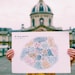 Illustrated Map of Paris Print (color)* - Etsy