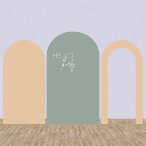 Arch Chiara Backdrop, Hello Thirty Arch Backdrop, Arch Backdrop Stand ...