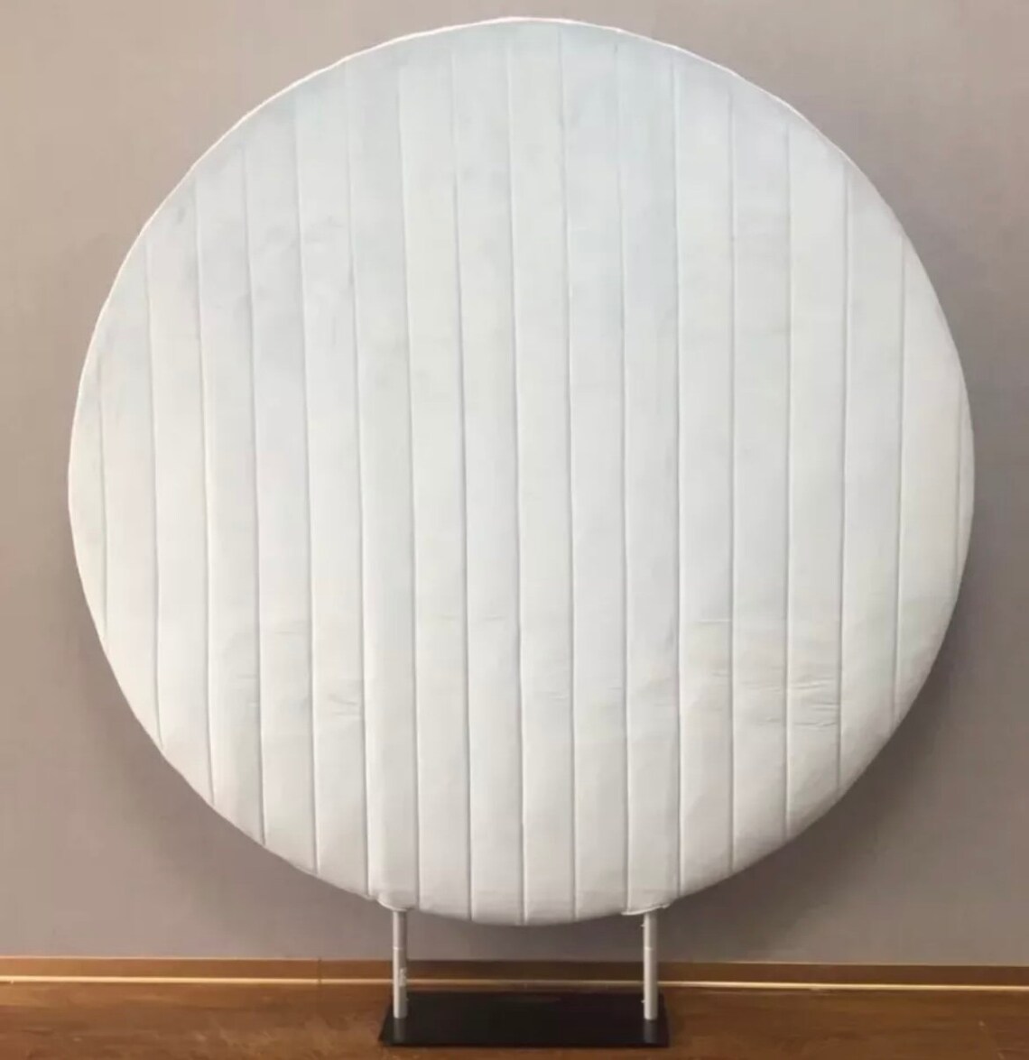 Round Backdrop Round Velvet Backdrop Velvet Backdrop White - Etsy