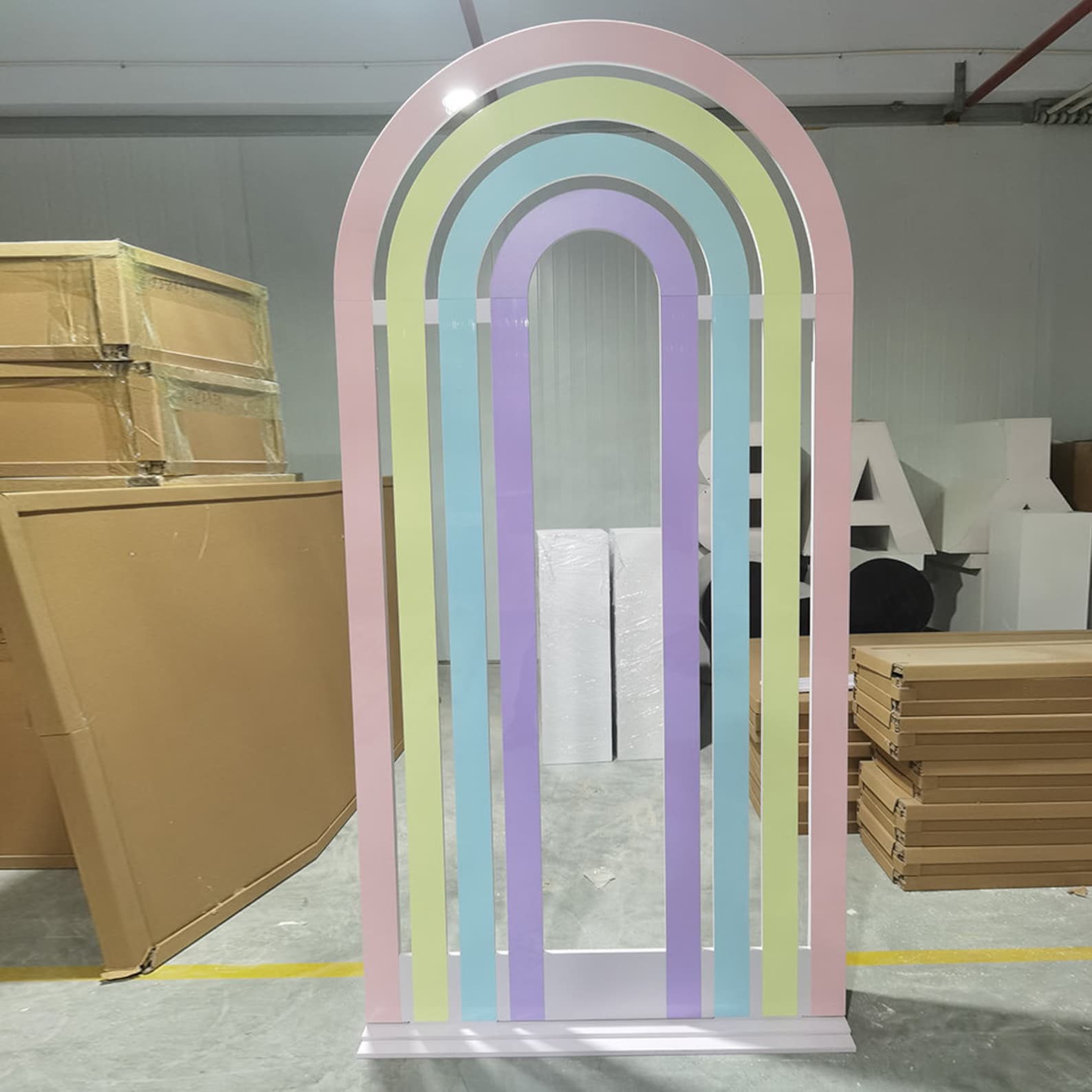 Acrylic Pastel Rainbow Arched Backdrop Arch Backdrop Acrylic - Etsy
