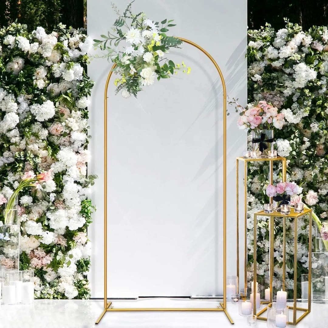 Gold Arch Backdrop Gold Chiara Backdrop Stand Metal Wedding - Etsy