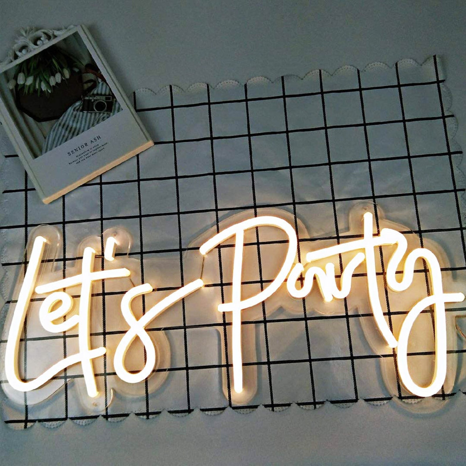 Lets Party Neon Sign Bachelorette Neon Sign Neon Sign for | Etsy