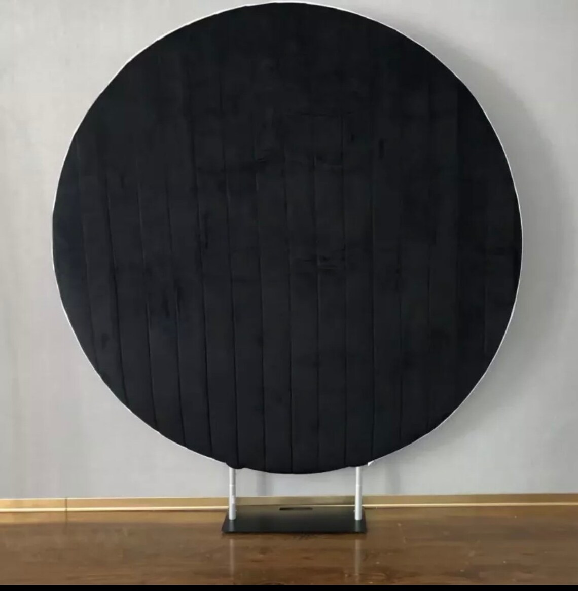 Round Backdrop Round Velvet Backdrop Velvet Backdrop Black - Etsy