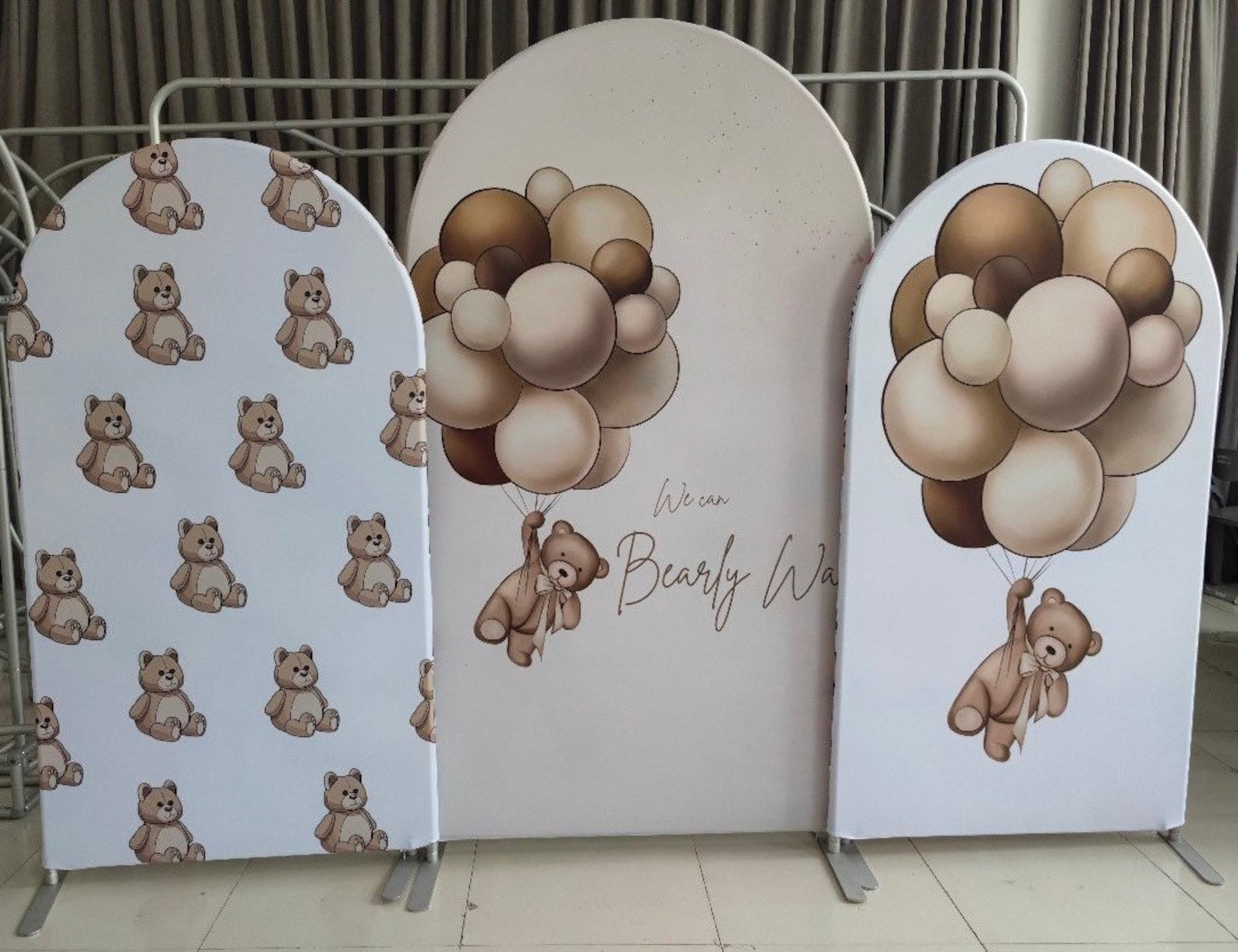 Arched Backdrop, We Can Bearly Wait Arch Backdrop, Arch Backdrop Stand ...