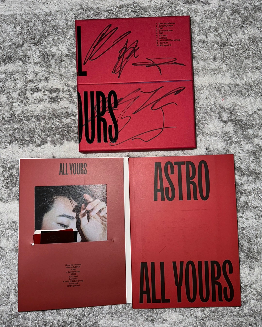 ASTRO All Member Signed Album All Yours You Version Cha Eun - Etsy