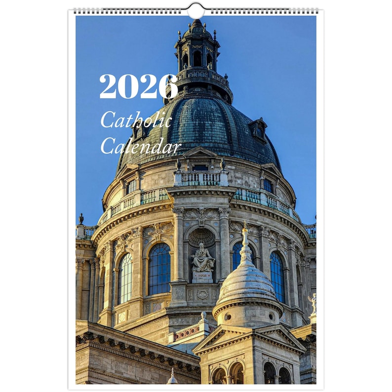 2026 Catholic Calendar - USCCB Liturgical Feasts - Basilica Photography ...