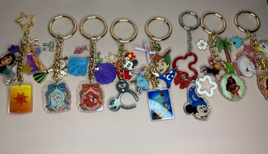 Disney Bag Charms | Disney Princess Keychain | Disney Stocking Stuffer ...
