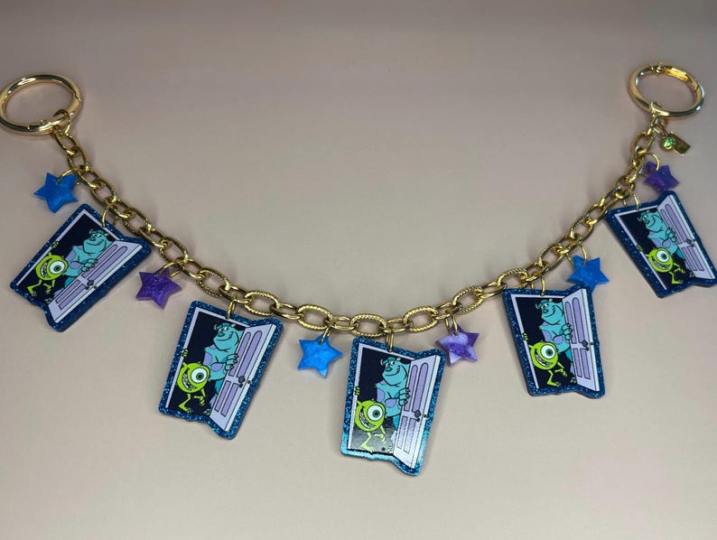 Monsters Inc Inspired Bag Chain | Disney Pixar Inspired Bag Charms ...