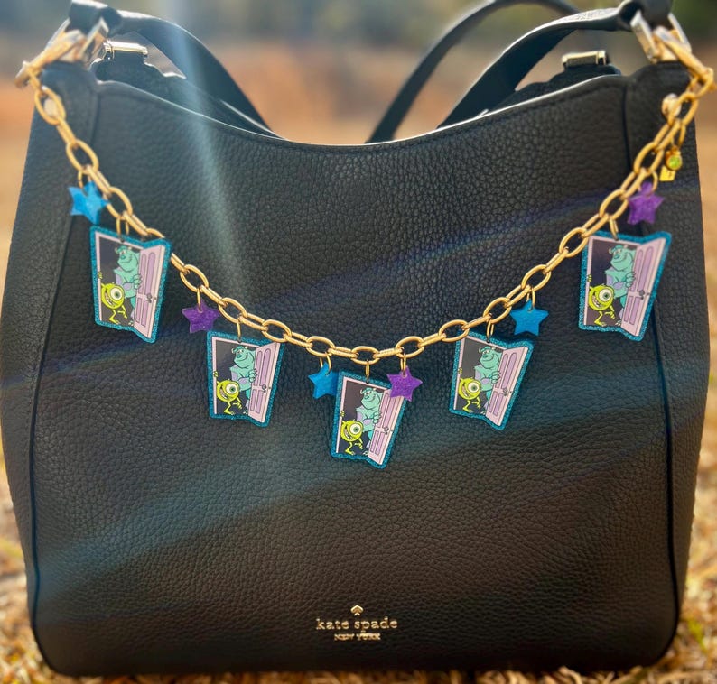 Monsters Inc Inspired Bag Chain | Disney Pixar Inspired Bag Charms ...