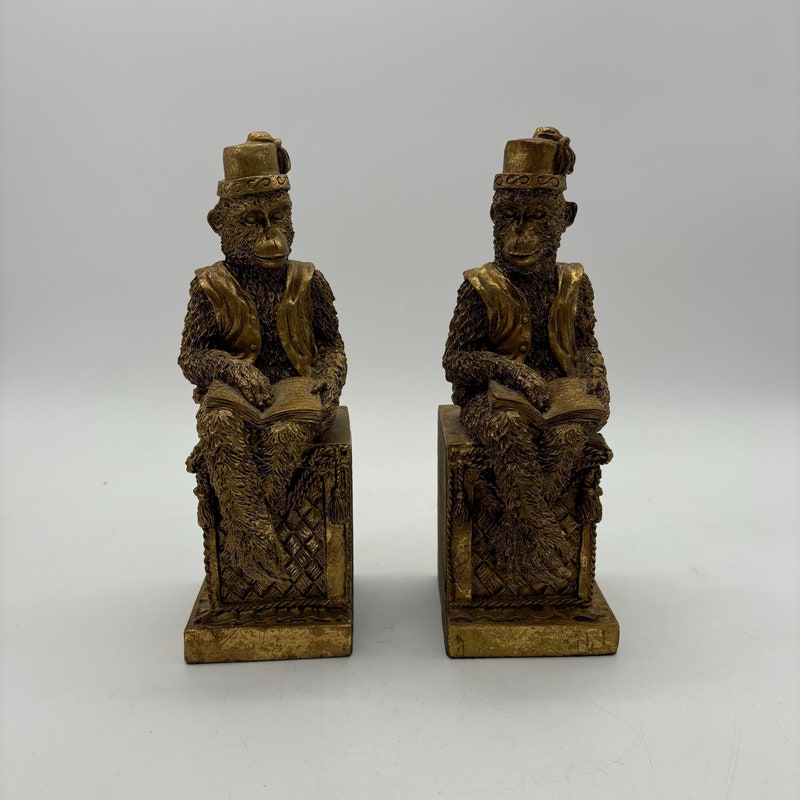 Antique Wood Book Ends - Etsy