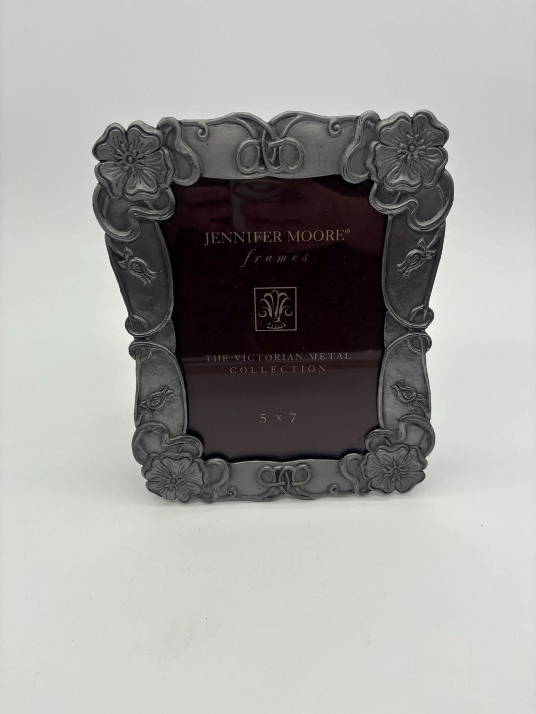 Jennifer Moore Picture Frame 5x7” Victorian Metal Collection Pewter ...