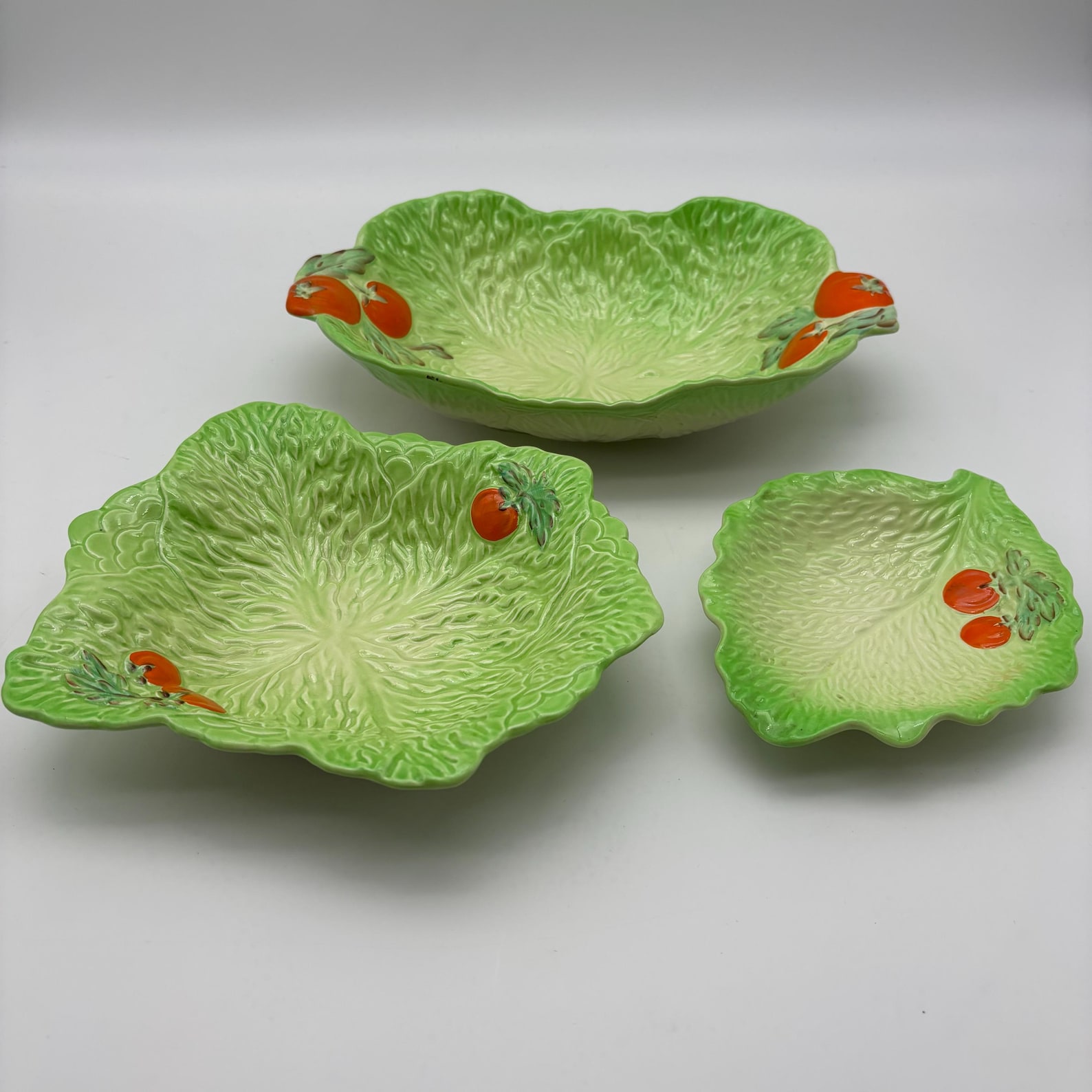 Vintage Beswick Lettuce & Tomato Bowls: England Ceramic Serving Set - Etsy