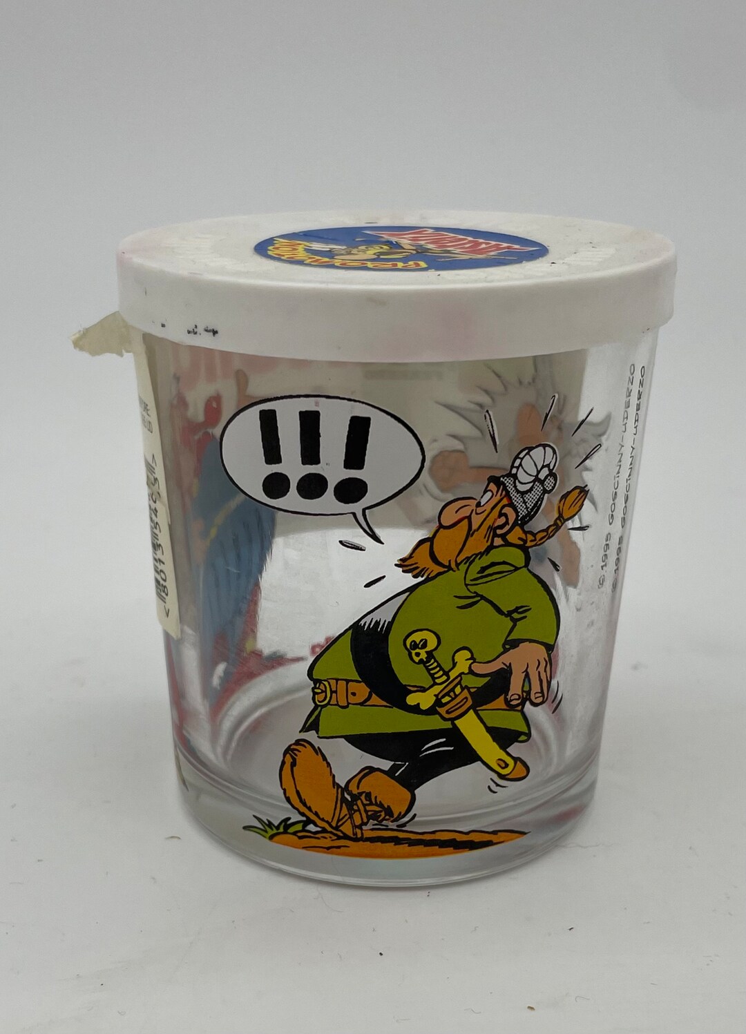 1995 Asterix Cartoon Nutella Glass Jar With Lid - Etsy