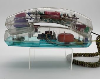 Clear 80s Phone - Etsy