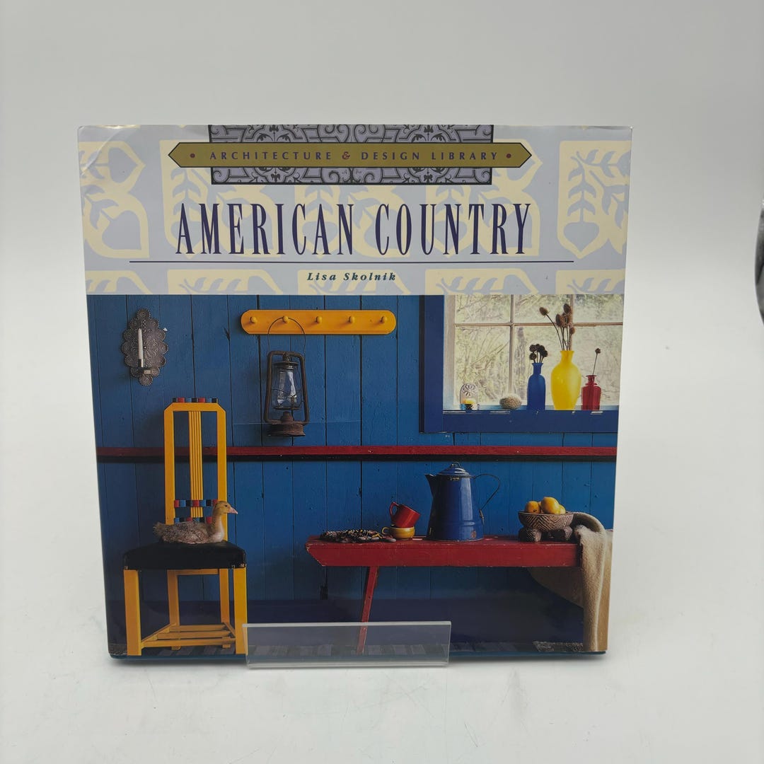 1998 “architecture and Design Library: American Country” Retro ...