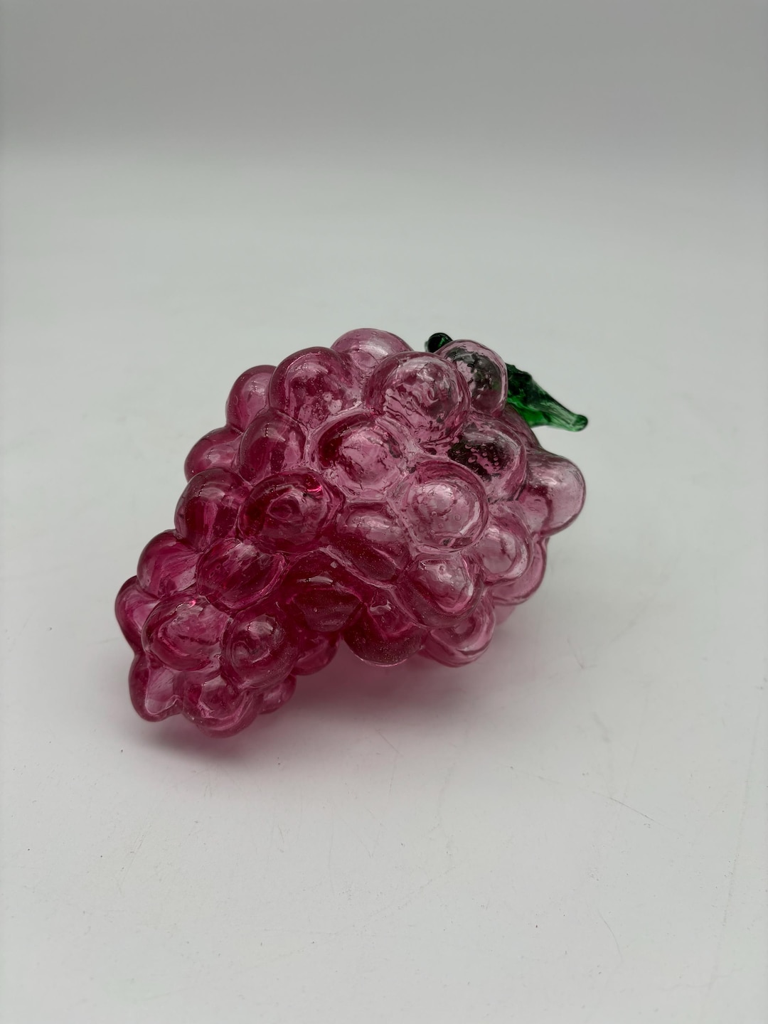 Vintage Light Purple Glass Grape Cluster: Art Glass Centerpiece - Etsy