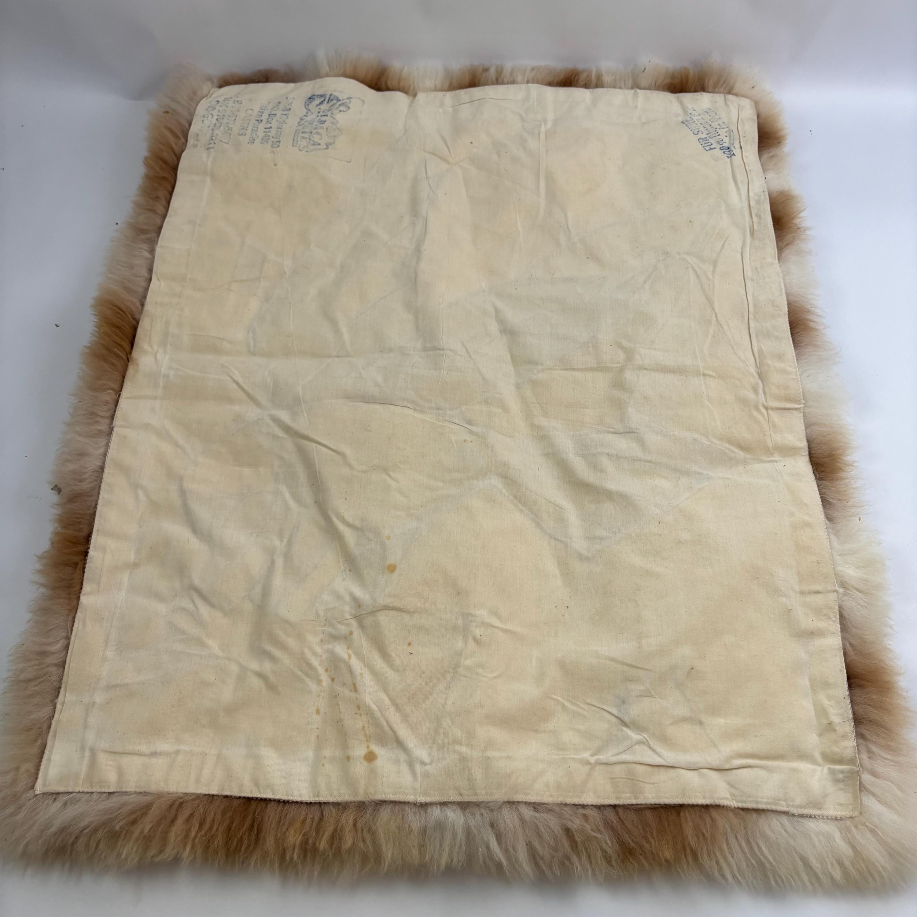 Vintage 100% Alpaca Fur Bald Eagle Wall Tapestry - Etsy