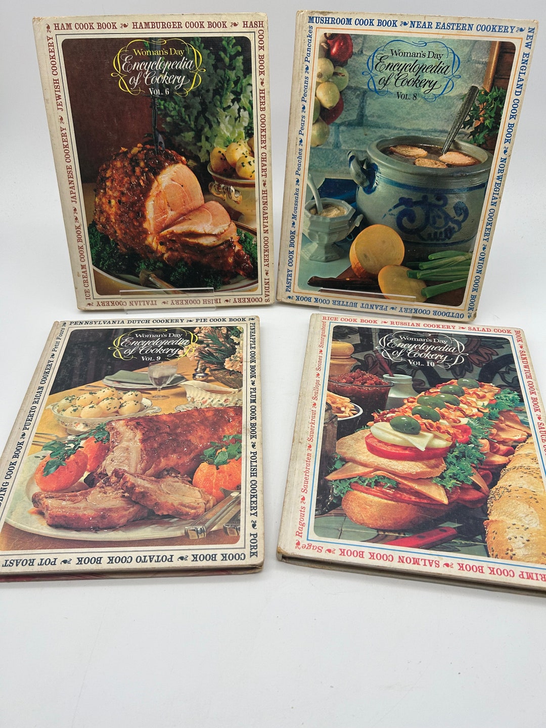 Vintage Cookbook Collection “woman’s Day Encyclopedia of Cookery ...