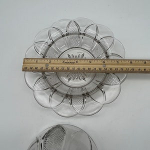 Vintage Cut Glass Diamond Pattern Domed Butter / Cheese Dish. A Couple ...