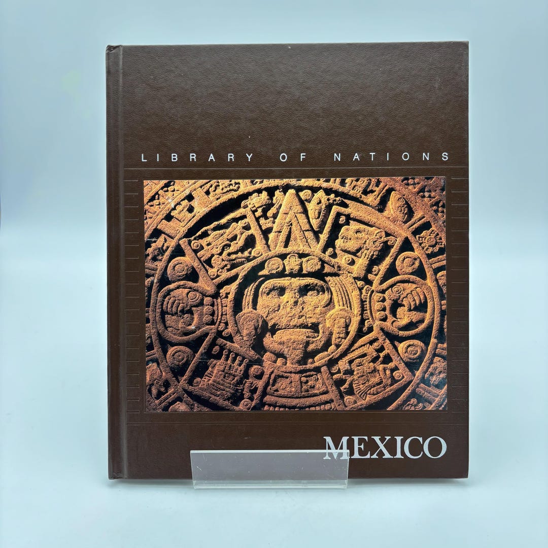 1986 “library of Nations: Mexico” by John Noble. Vintage Hardcover ...