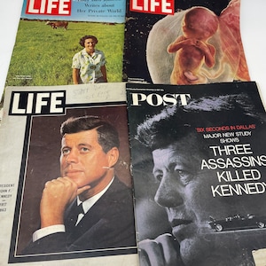 Vintage Collection of 4 Magazines From the 1960s - Etsy