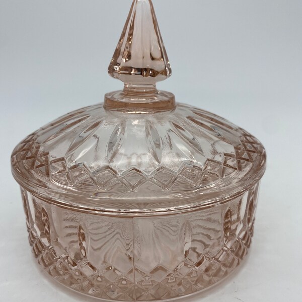 Antique Glass Candy Container - Etsy