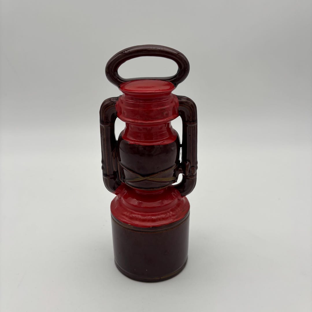 Vintage Japan Redware Lantern Ashtray Clay Pottery Red Collectible ...