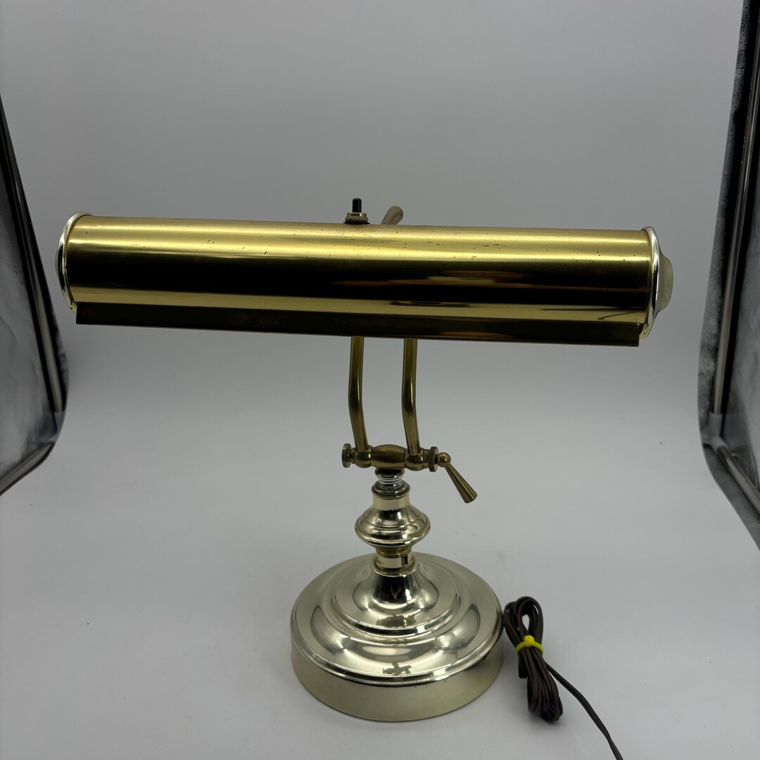 Vintage Underwriters Laboratories Brass Piano Bankers Desk Lamp - Etsy