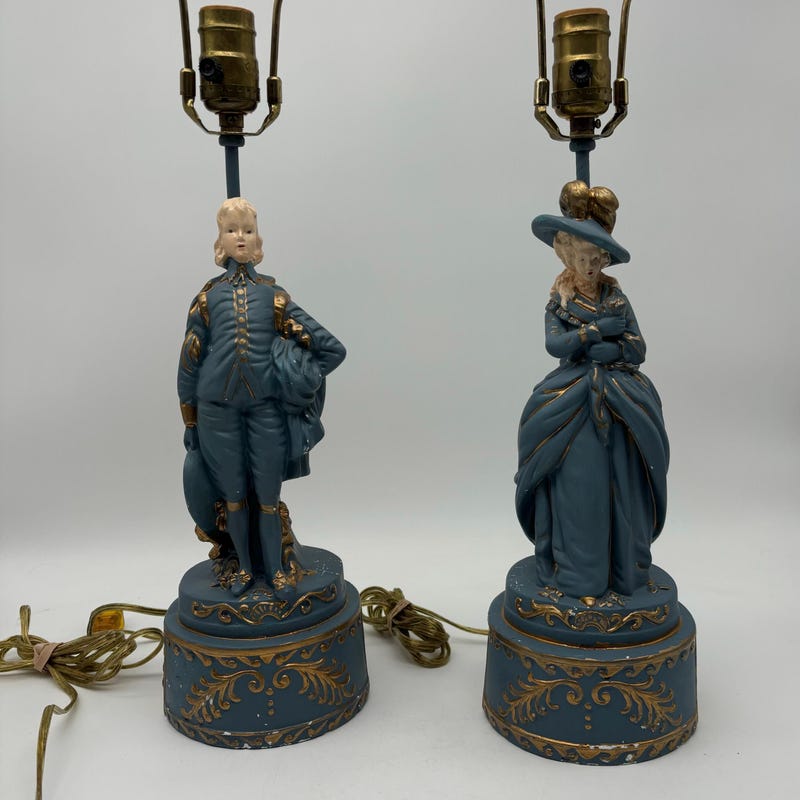 Chalkware Lamp - Etsy