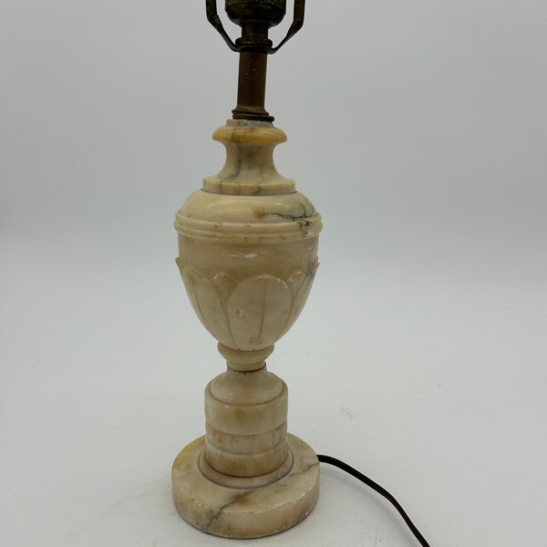 Alabaster Vintage Lamp - Etsy
