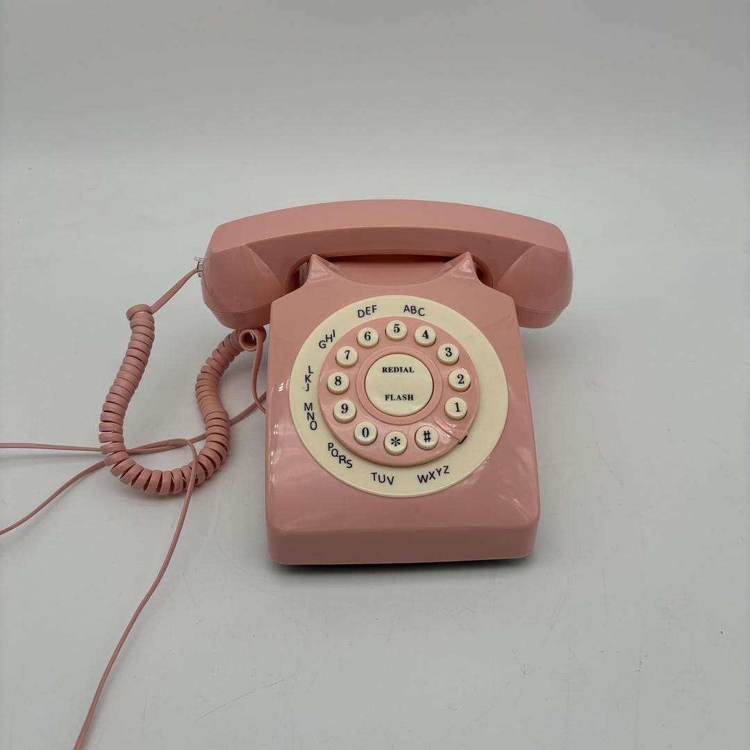Retro Pink Y2K Touchtone Landline Phone. - Etsy