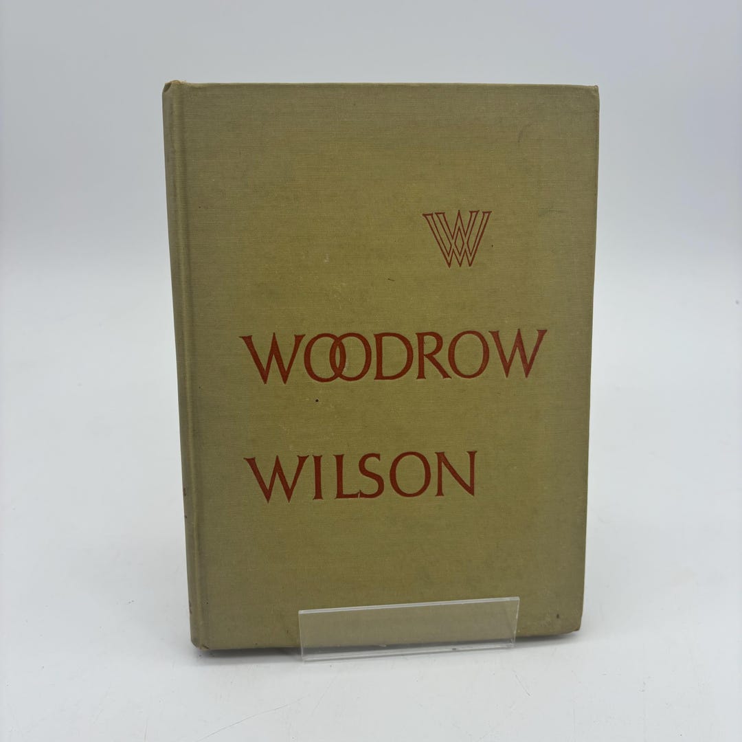 Vintage 1940s Woodrow Wilson Look Book Photo History Book - Etsy
