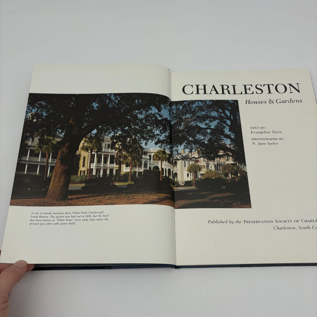 1975 Vintage “charleston Homes and Gardens” Coffee Table Book - Etsy
