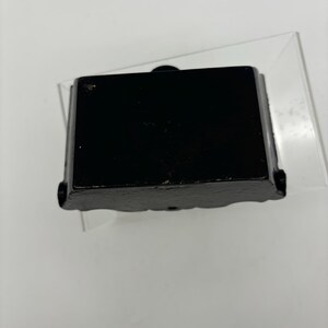 Vintage Black Metal Tin Matchstick Holder. Hanging Fireplace Match ...