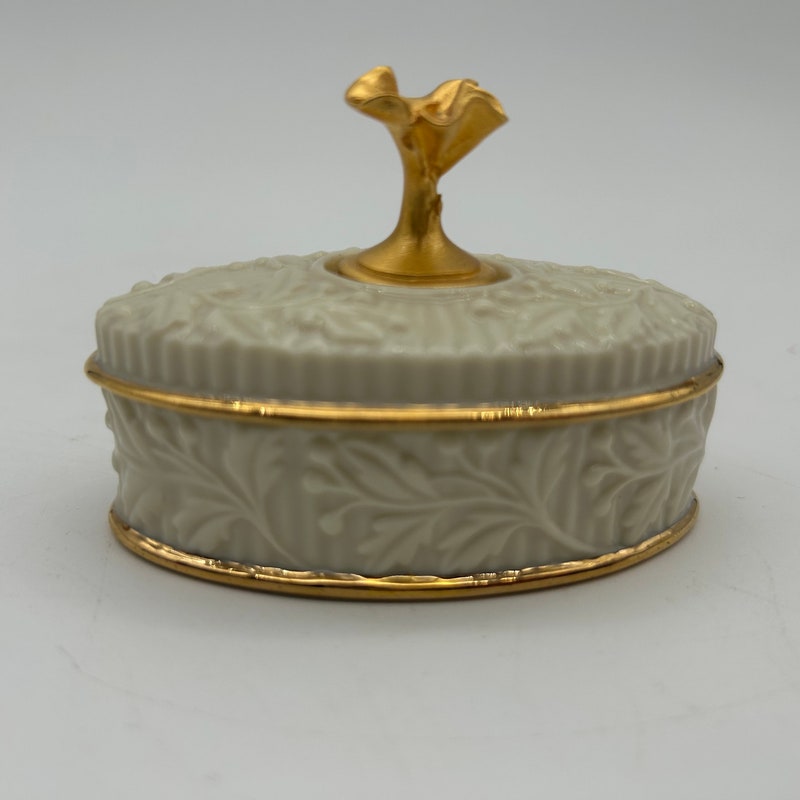 Porcelain Powder Box - Etsy