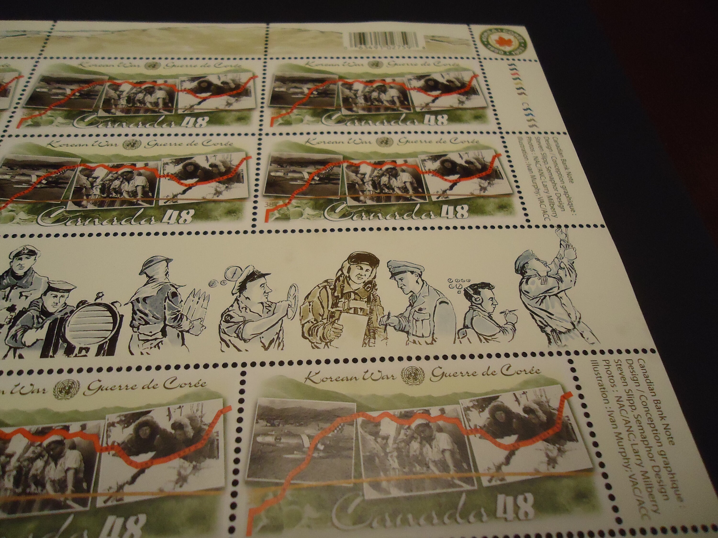 2003 Mint Full Sheet of 16 Unused Canadian Postage Stamps-46 Cent ...