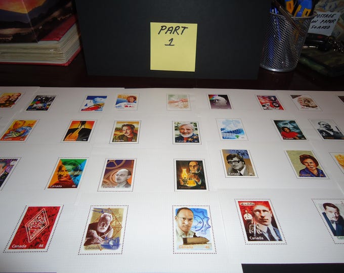 Complete Set of Millennium Collection Canada Stamps - 68 Stamps-46 ...