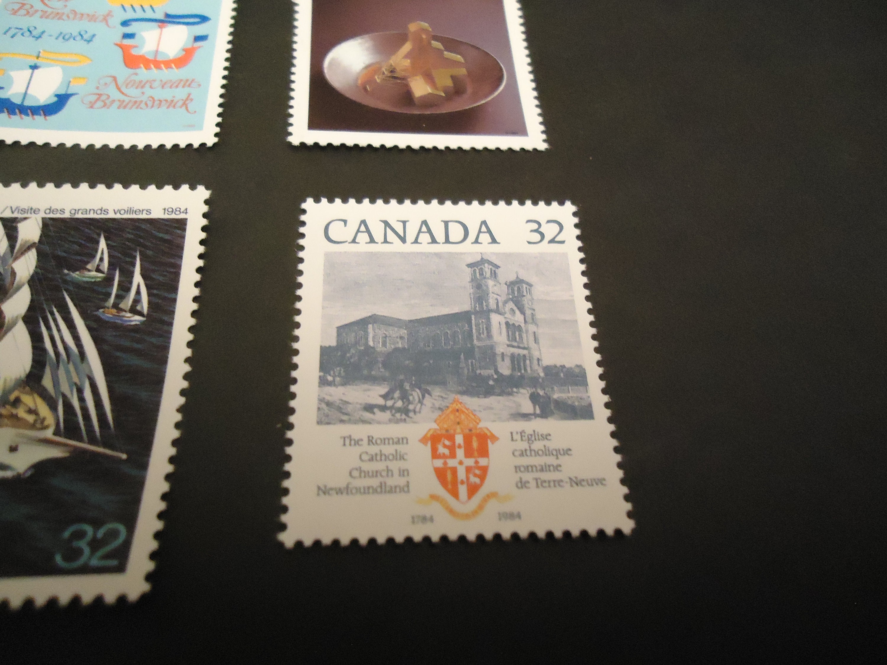 10 Assorted Mint Canadian Postage Stamps 32 Cents From 1984 - Etsy