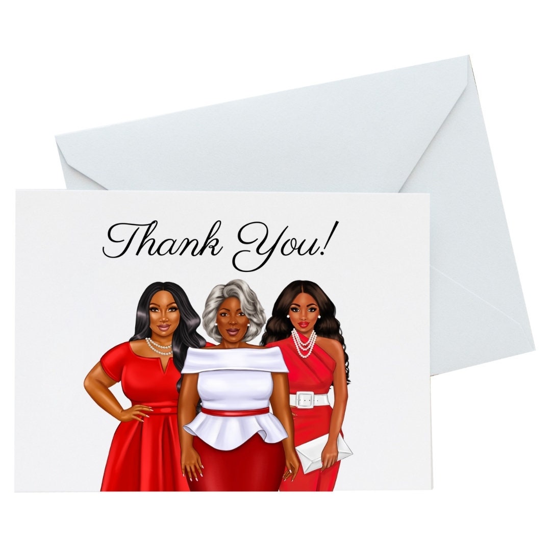 Thank You DST Cards (10) - Etsy
