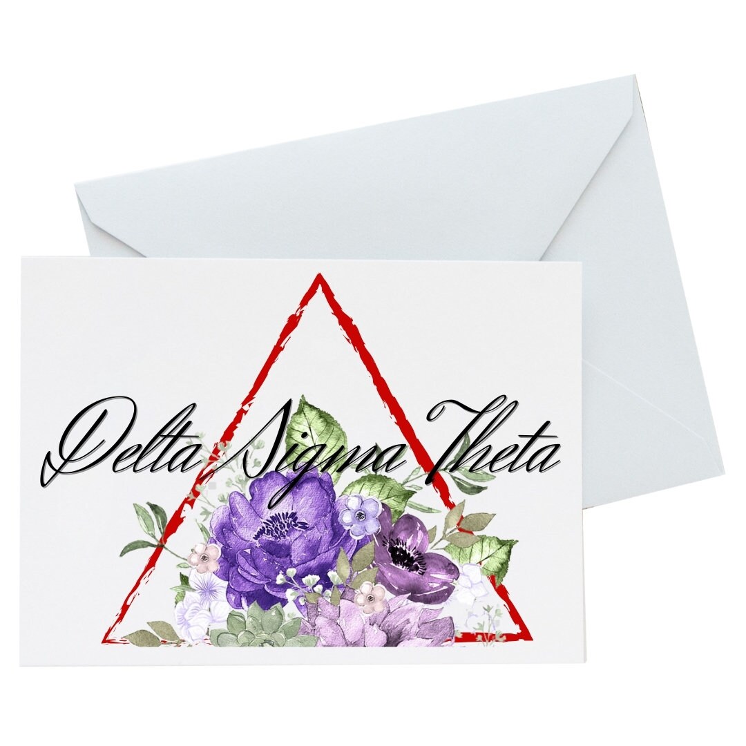 DST Violets Cards (10) - Etsy
