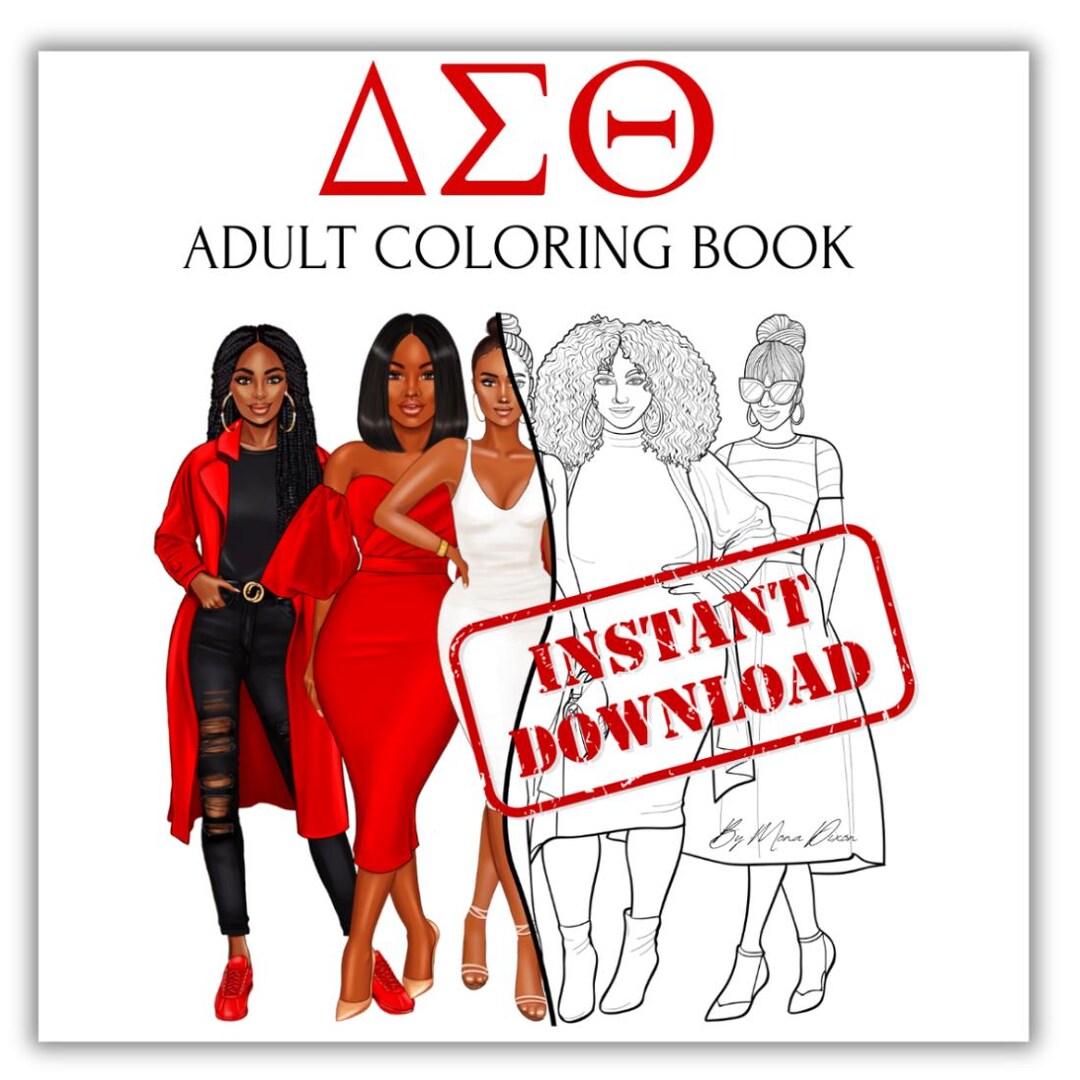 DST Printable Coloring Pages Pages (38 Designs) - Etsy