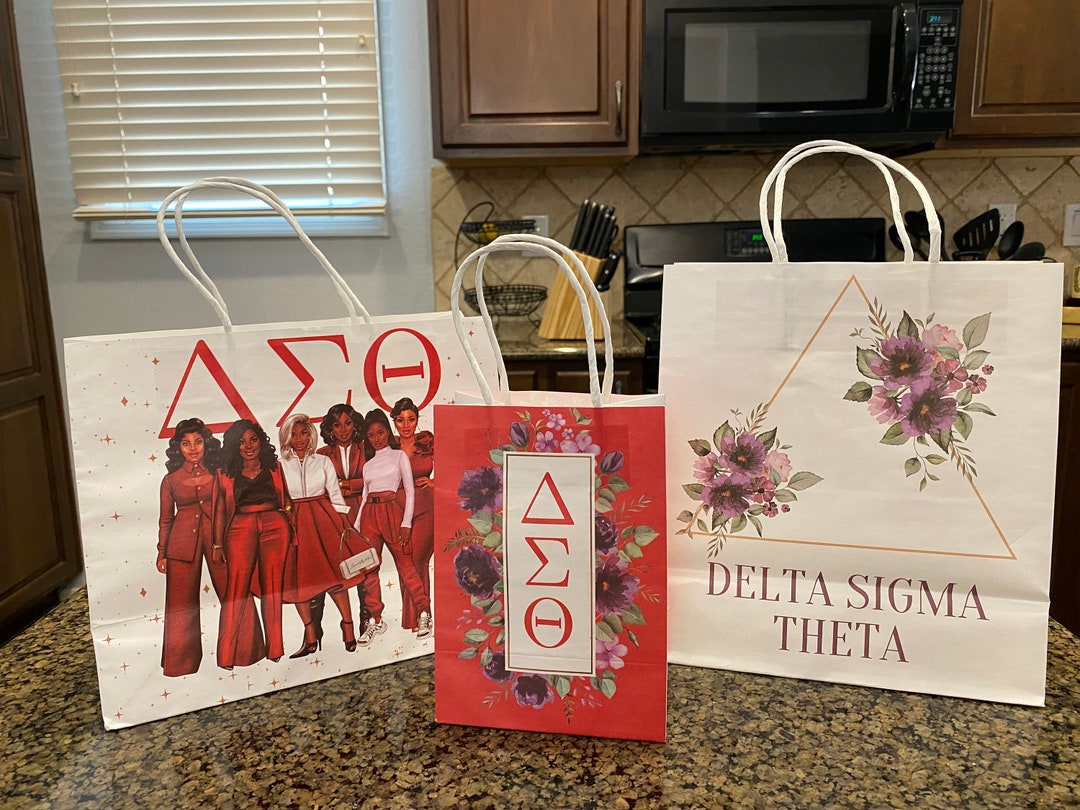 Delta Gift Bag Set (6) - Etsy