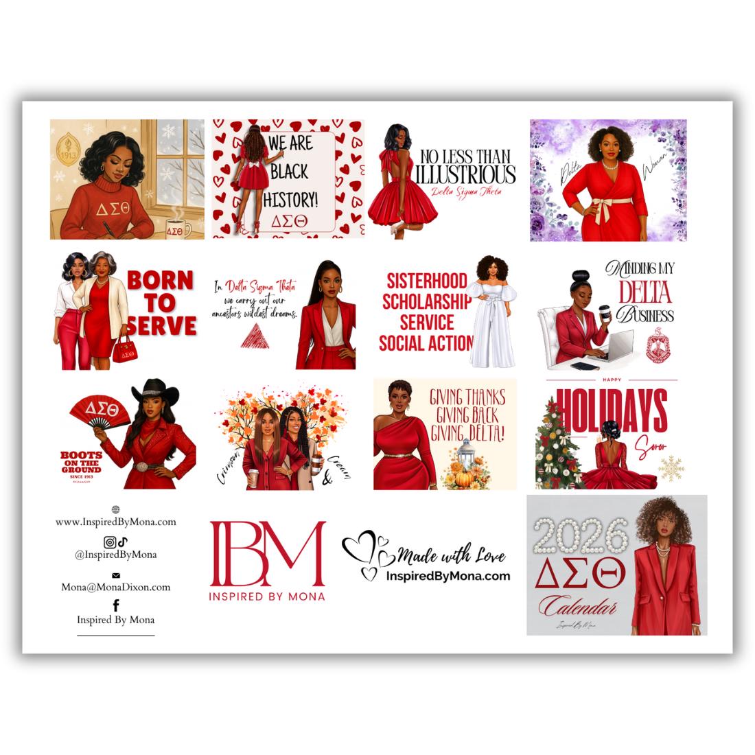 2026 Delta Sigma Theta Calendar - Etsy