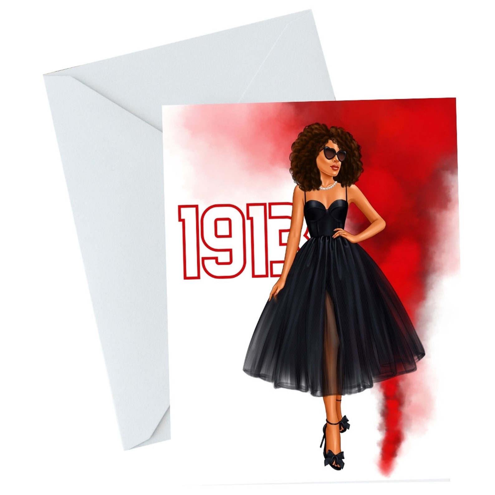 DST Red Smoke Cards (10) - Etsy