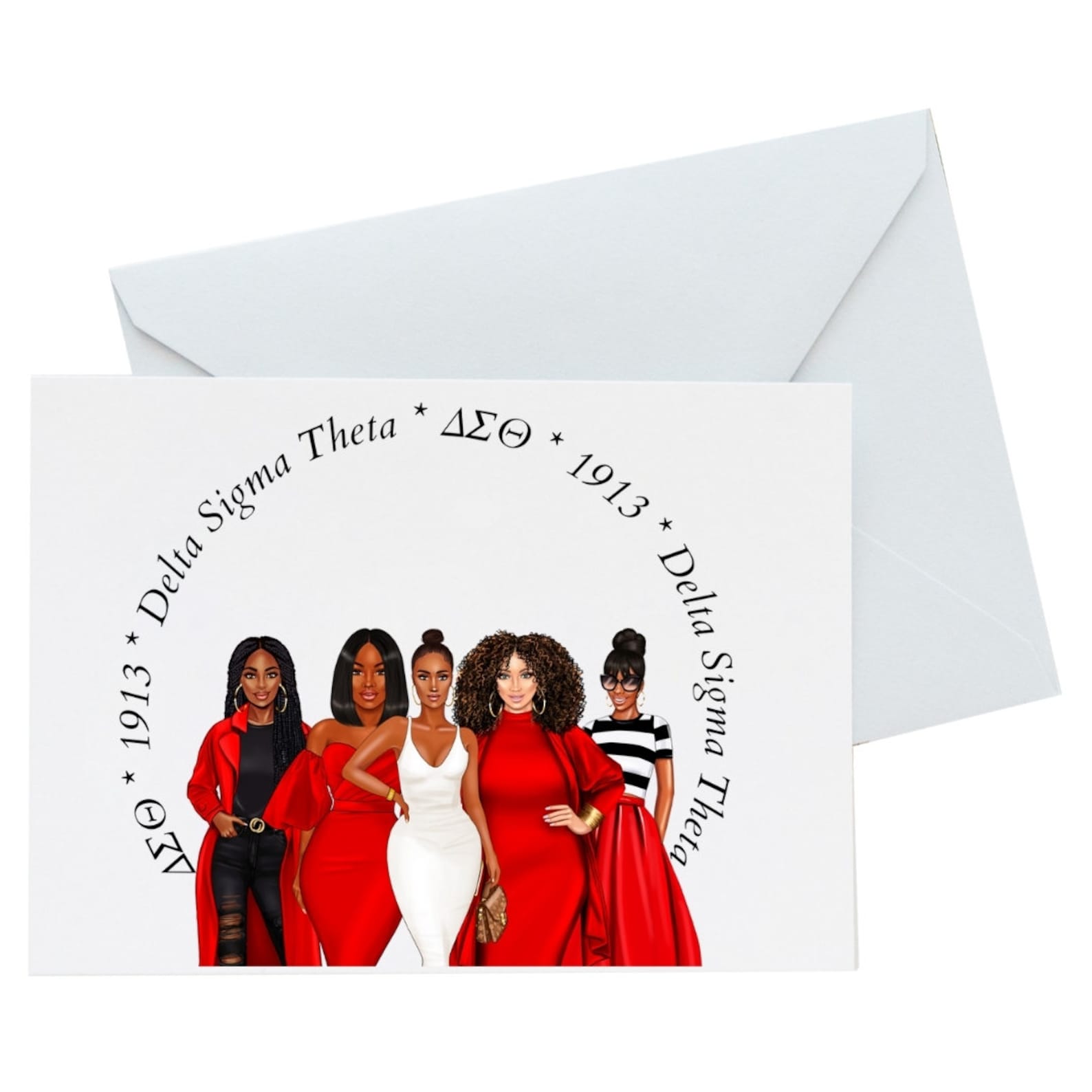 DST Cards (10) - Ladies Curve - Etsy
