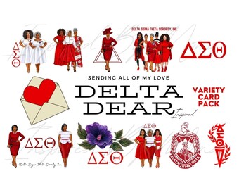Delta Sigma Theta Deltaversary Cards - Etsy
