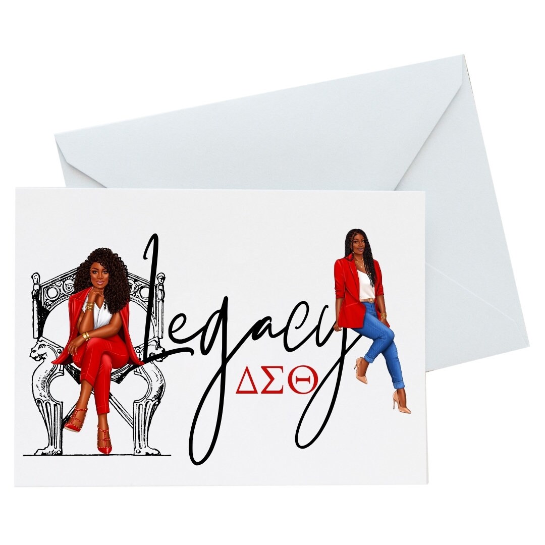 Delta Legacy Cards (10) - Etsy