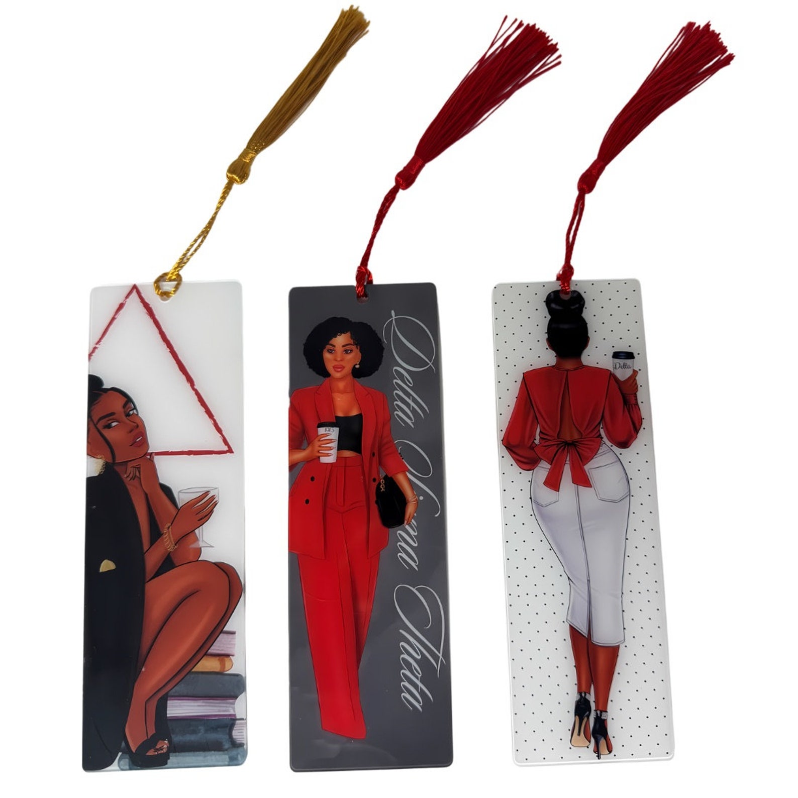 DST Acrylic Bookmarks Variety Set (3) - Etsy