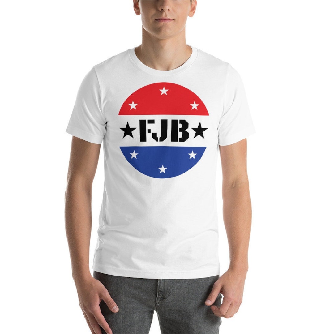 FJB red White & Blue Design Unisex T-shirt - Etsy